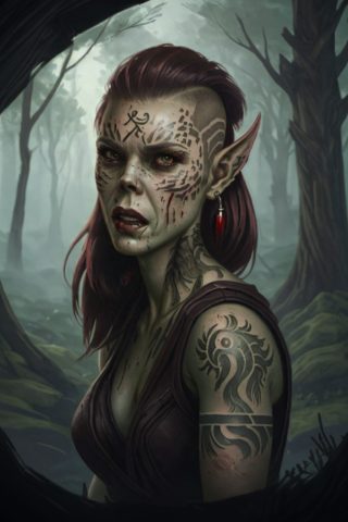 Free Dungeons & Dragons character art - Mythjourneys